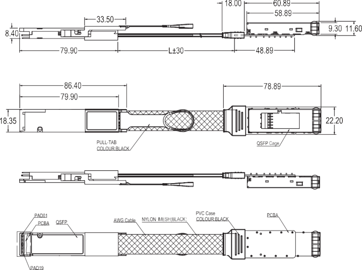 QSFP28 Extender - 10Gtek